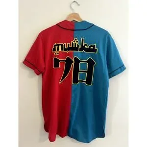 Mishka | Shirts | Red Green Mishka Eyeball Baseball Jersey Streetstyle ...